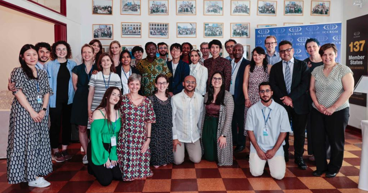 Course on built heritage conservation concludes with ceremony in Rome